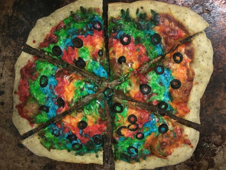 DIY Rainbow Pizza With This Simple Recipe