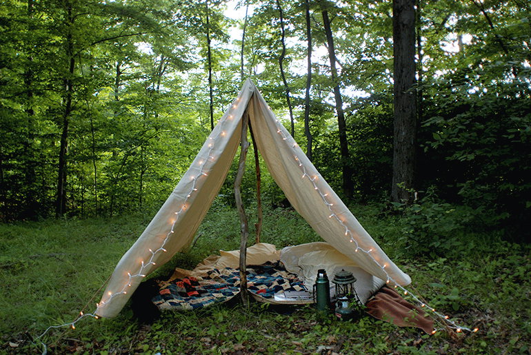 Items and DIY Tips You'll Need to Camp Out in Your Backyard