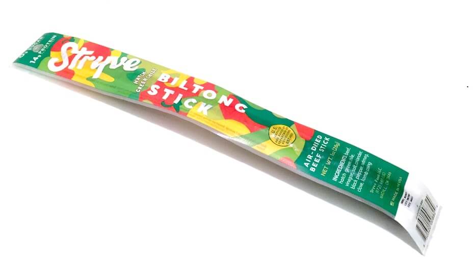 Review of Stryve Beef Biltong Slices and Sticks