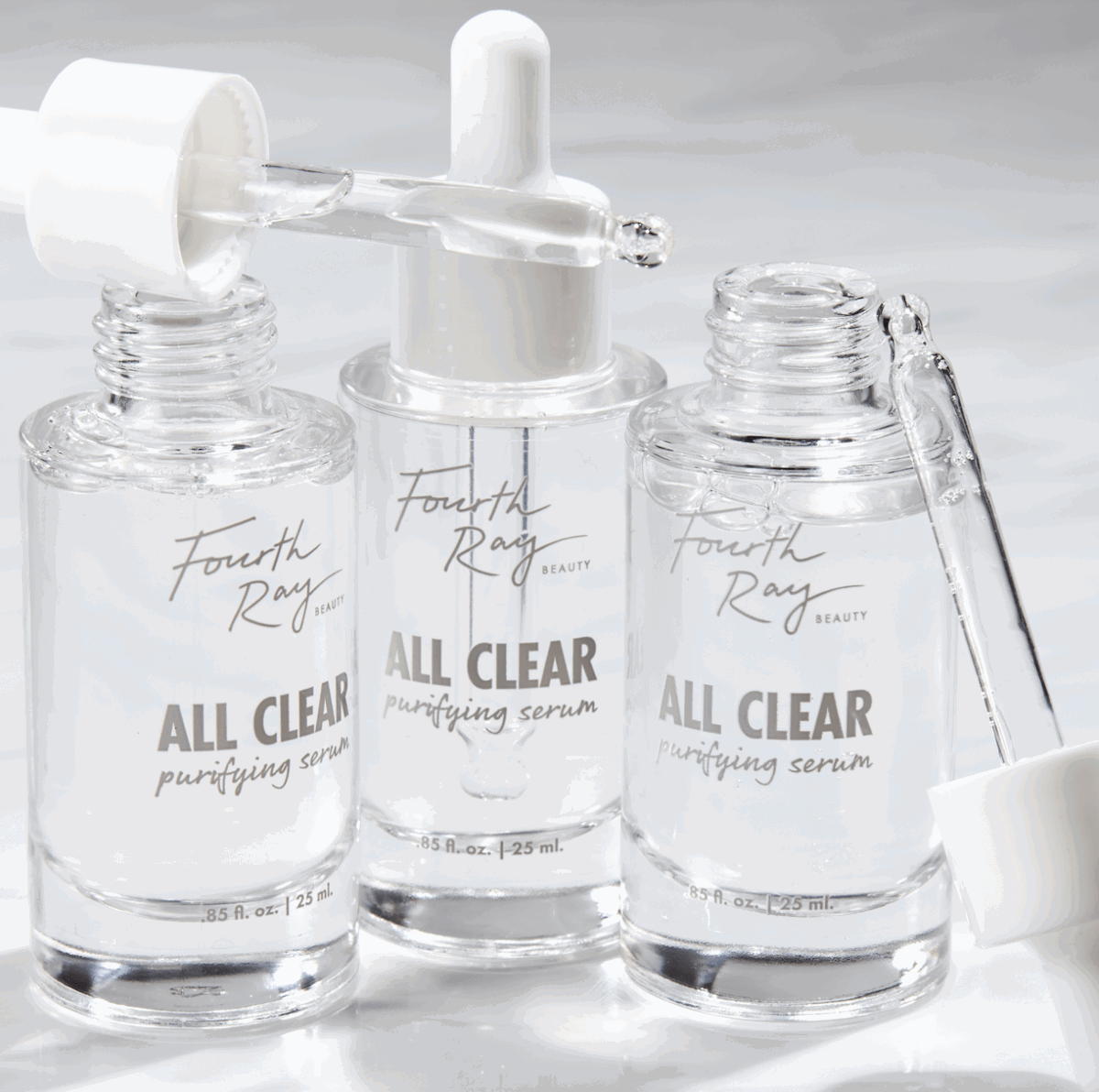 All About Fourth Ray Beauty New All Clear Purifying Serum