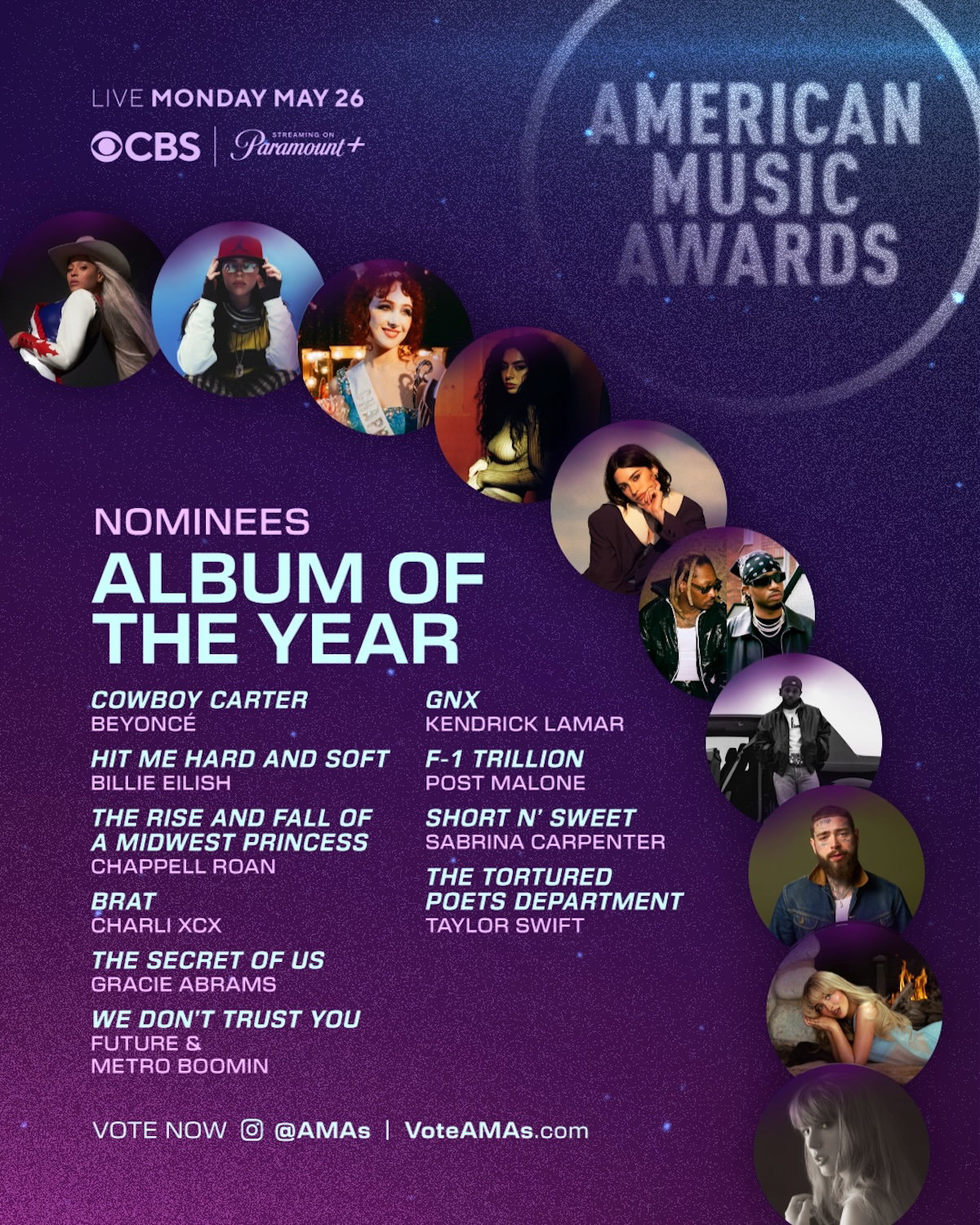 What to Know About the Upcoming 2025 American Music Awards
